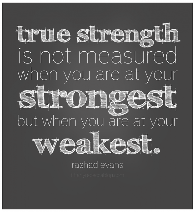 Writing Prompt: “You Have to Be at Your Strongest” Quote – Rainy Day's ...